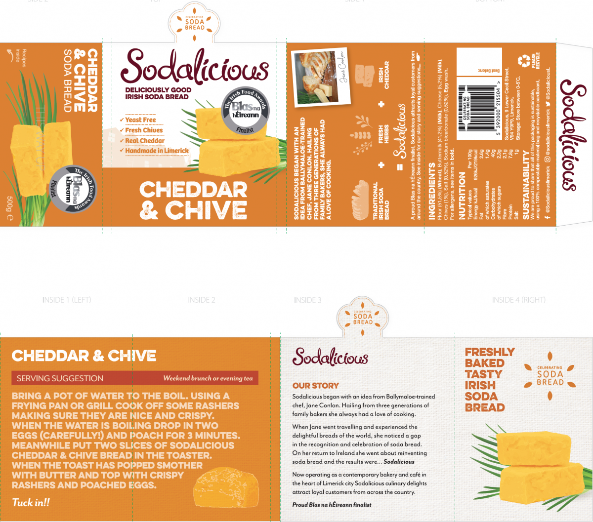 Sodalicious Soda Bread Packaging Design | Clare Lynch Creative ...