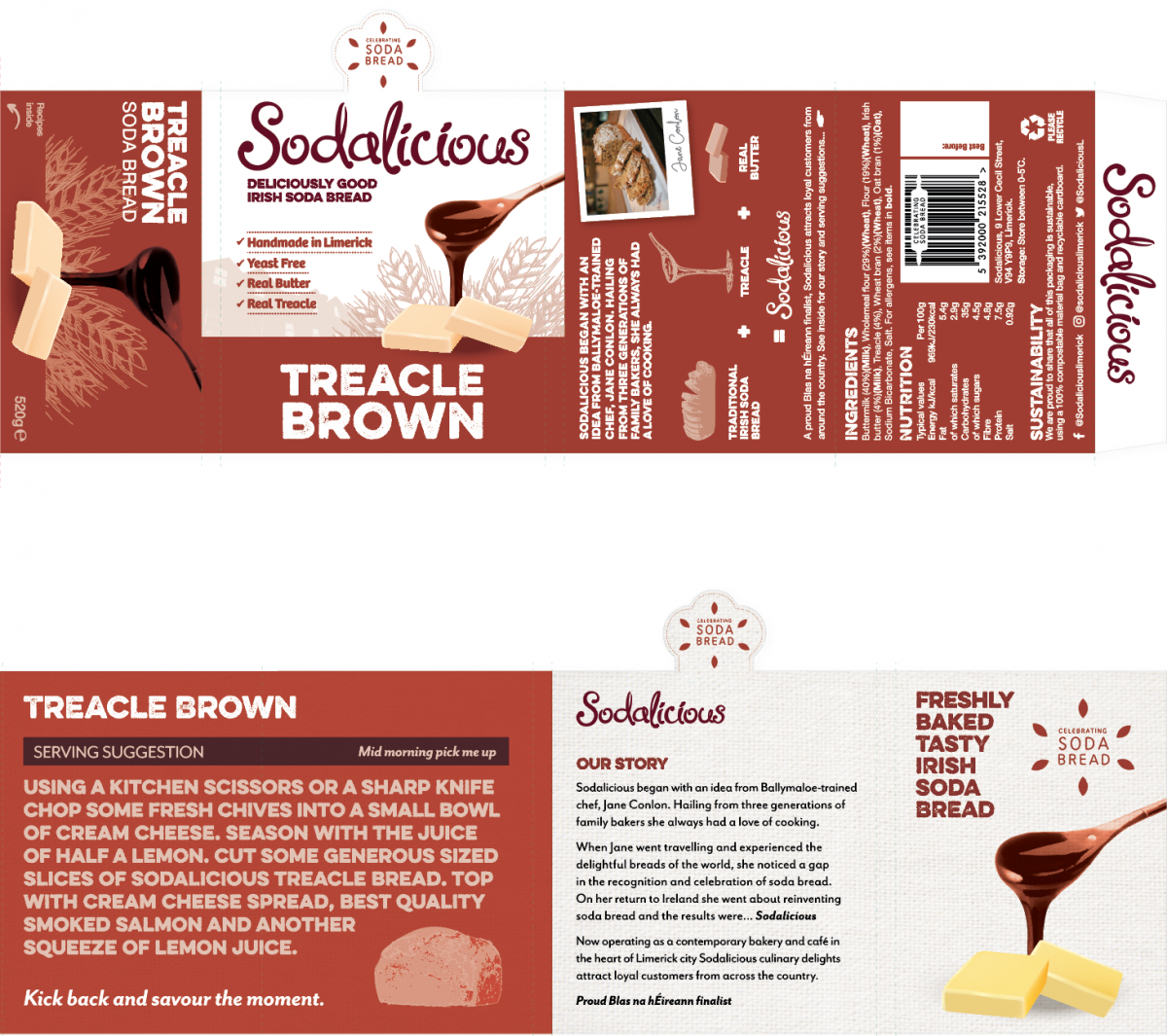 Sodalicious Soda Bread Packaging Design | Clare Lynch Creative ...