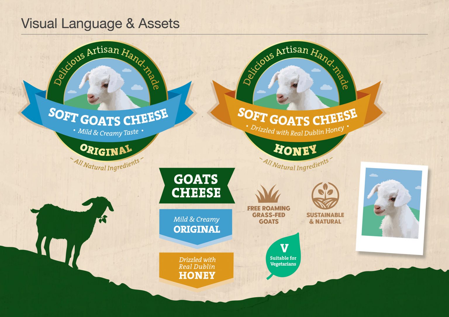 Dublin Hills Goats Cheese Brand Packaging Design | Clare Lynch Creative ...